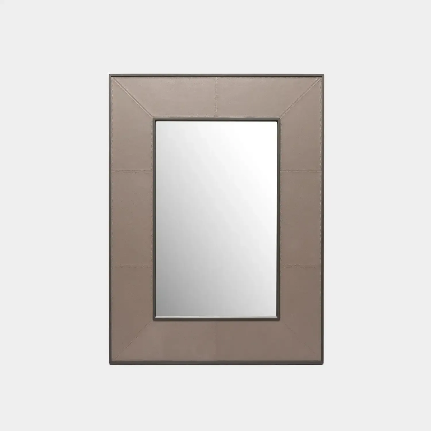 Rectangle Mirror Putty Leather - EccoTrading Design London
